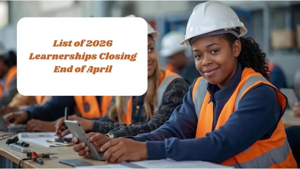 List of 2026 Learnerships Closing End of April - Register CV’s Online
