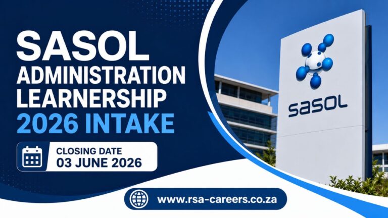 SASOL Administration Learnership 2026 Intake – Apply Before 03 June ...