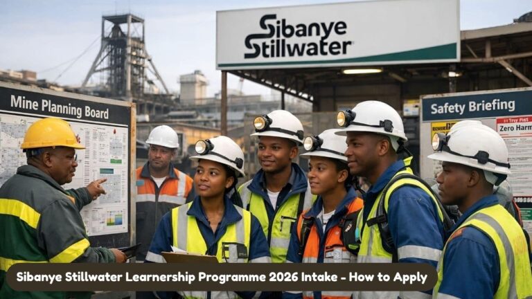 Sibanye Stillwater Learnership Programme 2026 Intake - How to Apply ...